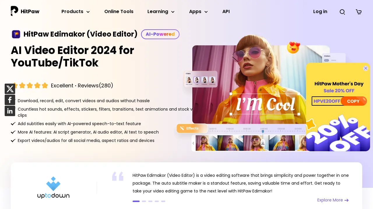 HitPaw Edimakor - BestofAI